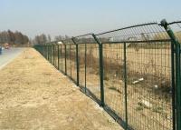 China 1.8m Height Powder Coated Dark Green 358 Mesh Fencing Anti Climb for sale