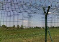 China 1.8m Height Powder Coated Dark Green 358 Mesh Fencing Anti Climb for sale