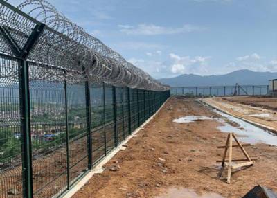 China Anti Climb Razor Wire 358 Security Fence For Power Station for sale
