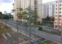 China 1700mm Height Roll Top Fence Electro Galvanized Then PVC Coated for sale