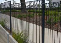 China 8 Foot Rectangular Hole 4-5mm Diameter Roll Top Mesh Fencing for sale
