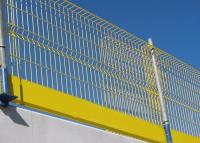 China 4mm Mesh Size 50*200mm 1m Wire Border Fencing Galvanized PVC Coated for sale
