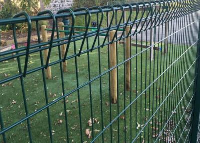 China Triangle Bending BRC Round Post 1.8m Roll Top Fence for sale
