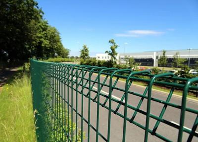 China BRC Wire Mesh 6 Foot X 8 Foot Roll Top Fencing Hot Dip Galvanized for sale