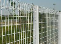 China BRC Wire Mesh Green PVC Coated 2400X1800mm Roll Top Fence for sale