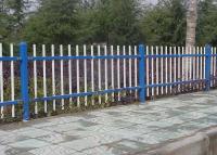 China Extended Top Ornamental Steel Metal Picket Fence Panels 2.4m Width for sale