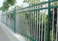 China Steel 1.8m High 2.5m Wide Powder Coated Picket Fence Welded for sale