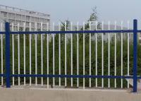China Steel 1.8m High 2.5m Wide Powder Coated Picket Fence Welded for sale