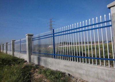 China 4ft X 7ft W Artistic Perimeter Outdoor Q195 Tubular Steel Fence for sale