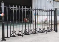China Garden Metal 1.2x3.0m Wrought Iron Picket Fence for sale