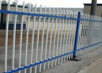 China Powder Coated High Security 2x2.4m Iron Picket Fence Assembly Type for sale