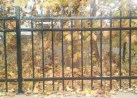 China Home 2.1m X 2.4m Metal Picket Fence Corrosion Resistant for sale
