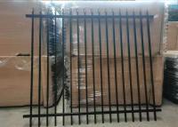 China Home 2.1m X 2.4m Metal Picket Fence Corrosion Resistant for sale