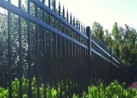 China 1.8m Height Residential Metal Picket Fence ISO9001 for sale