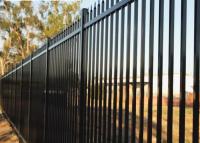 China 8ft Length 6ft Height Small Metal Picket Fence for sale