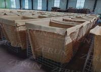 China 1.0m Heavily Galvanized Defensive Barrier Bastion Covered With Geotextile Cloth for sale