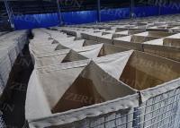 China 0.61m×0.61m×1.22m Mil2 Military Hesco Barriers for sale