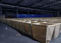 China 1.37m×1.06m×10m Mil1 Military Sand Barrier 76×76mm Hole for sale