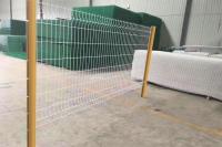 China 5*20cm Size Green Wire Mesh Fencing Electro Galvanized And Powder Coated for sale