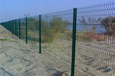 China 5*20cm Size Green Wire Mesh Fencing Electro Galvanized And Powder Coated for sale