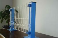 China 4mm Metal Mesh Fences Galvanized Wire And Pvc Coated 3d Bending for sale