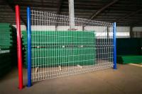 China Field 4.5mm Pvc Coated Wire Mesh Fencing 3d Panels Blue Color for sale