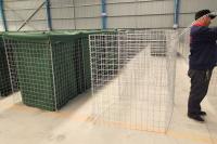 China Galfan Army Using 4.5mm Military Barrier Welded Gabion for sale