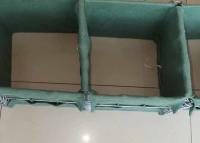 China Mil 2 Army Barrier Hesco Finished Cellular Framework Sand Filled Military for sale