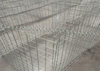 China Mil 8 Hesco Flood Barriers Zinc Coating Concrete Military for sale