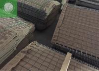 China Spiral Galvanized Hesco Barrier Bag 76.2x76.2mm Hole Size for sale