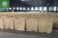 China Znal Coating Military Barrier Filled With Stone Hesco Basket for sale