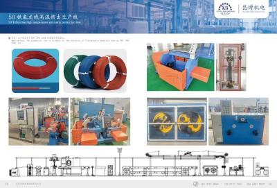 China Teflon PTFE Extrusion Production Line 200m/min Speed for φ0.03-10mm Wire Diameter for sale