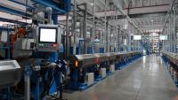 China 80m/min Silicone Rubber Wire Extrusion Line with 100kg/h Extrusion Volume for High-Temperature Cables for sale