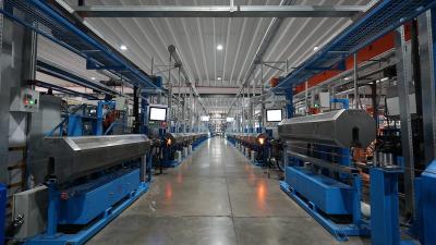 China High-Speed Silicone Rubber Wire Extrusion Line with 80m/min and Max100m/min Line Speed for sale