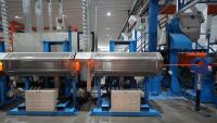 China 0.6-6mm Inlet Specification 100kg/H Extrusion Volume 50rpm Screw Speed Silicone Wire Extrusion Line for Cable Production for sale