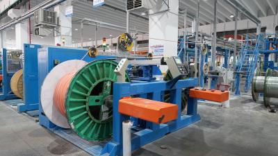 China 100kg/h 15kW AC Drive Power Silicone Wire Extrusion Line with 80m/min Speed for sale