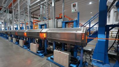 China 80m/min Silicone Rubber Wire Extrusion Line for Φ9-Φ28mm Finished Outer Diameter Cable Production for sale