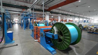 China 40rpm Screw Silicone Wire Extrusion Line with 5-15mm Inlet for Silicone Rubber Insulation for sale