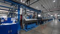 China 400kg/h 80m/min Silicone Wire Extrusion Line with 8-26mm Inlet for High-Temperature Cable Production for sale