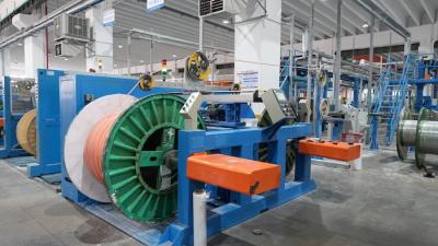China Silicone Wire Extrusion Line with φ6mm-φ24mm Finished Outer Diameter and 80m/min Design Speed for sale