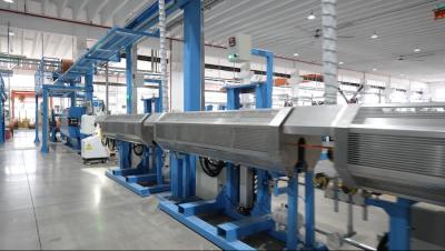 China Silicone Wire Extrusion Line 80m/min for 35-400mm2 Conductor with Silicone Rubber Insulation for sale