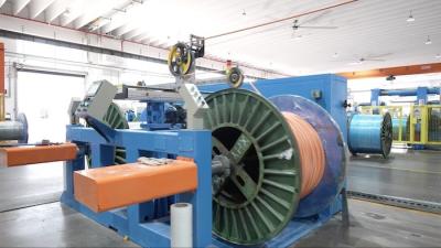 China 35-400mm2 Conductor 9-28mm Finished Outer Diameter Silicone Wire Extrusion Line with 80m/min Line Speed for sale