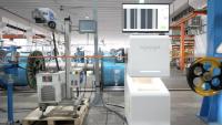 China 16-120mm2 Silicone Rubber Wire Extrusion Line with 80m/min Speed for High-Temperature Cable Production for sale