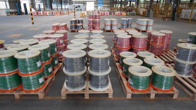 China PVC TPE Automotive Wire Extrusion Line 1500m/min Speed for 0.22-6mm² Conductors for sale