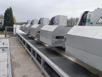 China Large Capacity Industrial Belt Conveyor Non Clogging For Sewage Treatment for sale