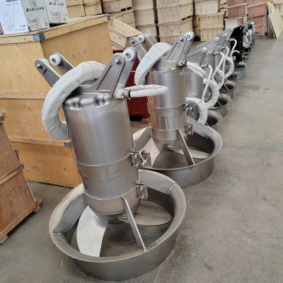China Tungsten Carbide Dual Seals Submersible Mixer IP68 for WWTP Aeration Tanks for sale