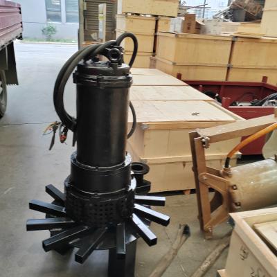 China High DO Centrifugal Submersible Sewage Aerator For Wastewater Biochemica Treatment for sale