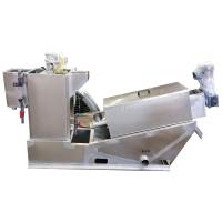 China Industrial Wastewater Volute Sludge Dewatering Machine Cloth Free Self Cleaning Design for sale