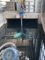 China Low Energy Consumption WWTP Vertical Hydrofoil Mixer for Sludge Suspension with Compact Structure and Rapid Uniform Mixing for sale
