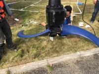 China No-Dead-Zone Vertical Flow Booster for Deep Square & Round Tanks with Submersible Efficiency for sale